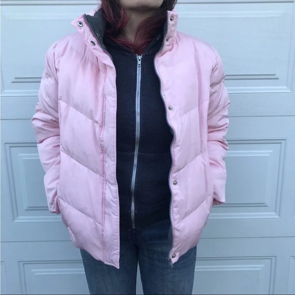 Brandon Thomas | Jackets & Coats | Super Cozy Light Pink Down Puffer ...